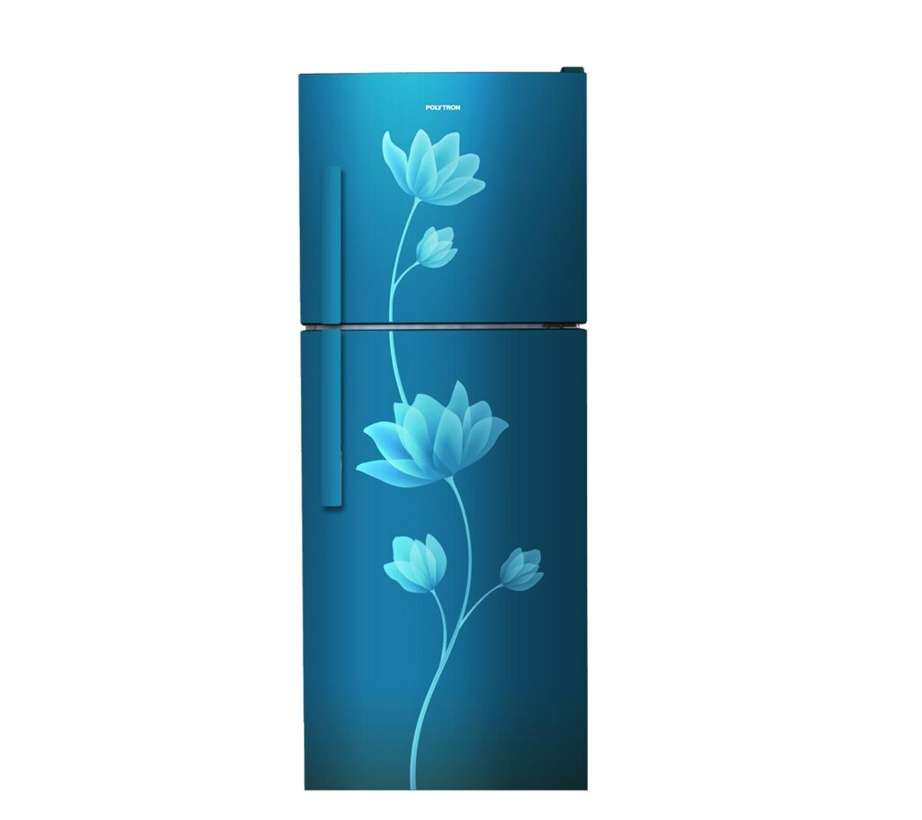POLYTRON Kulkas 2 Pintu Metallic 210 liter PRB 219B - Polytron