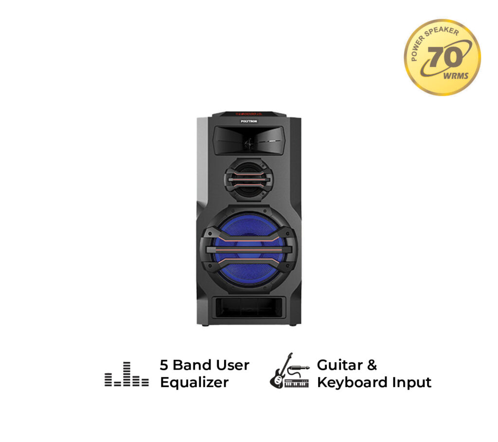 Bluetooth Speaker Aktif 8 Inch PAS 8EF22 | POLYTRON Double Woofer