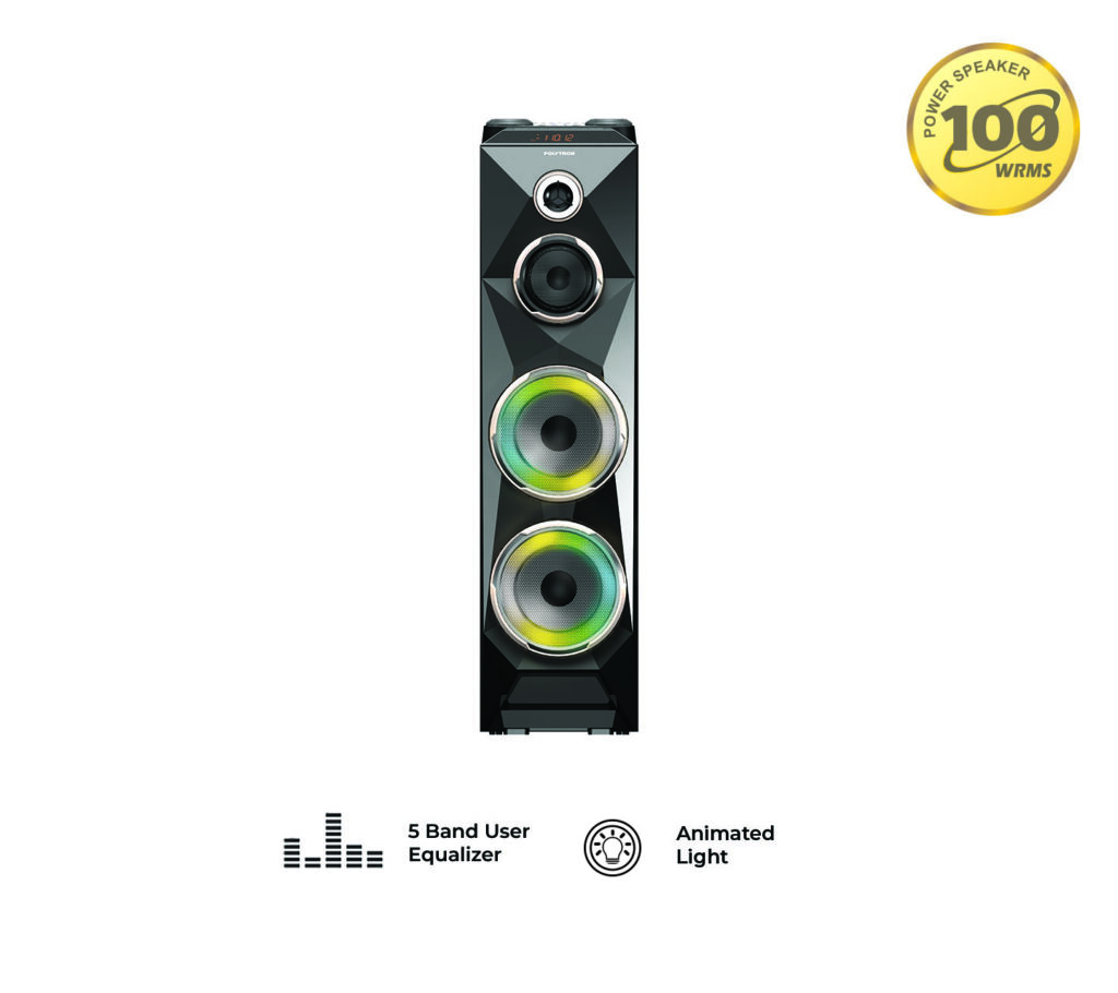 POLYTRON Bluetooth Speaker Aktif Dual Woofer PAS 10DF22 - Terbaik