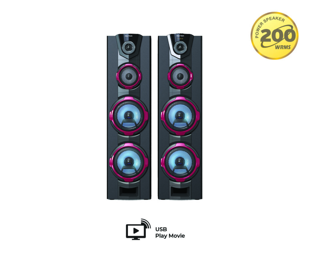 Bluetooth Speaker Aktif 8 Inch PAS 8EF22 | POLYTRON Double Woofer