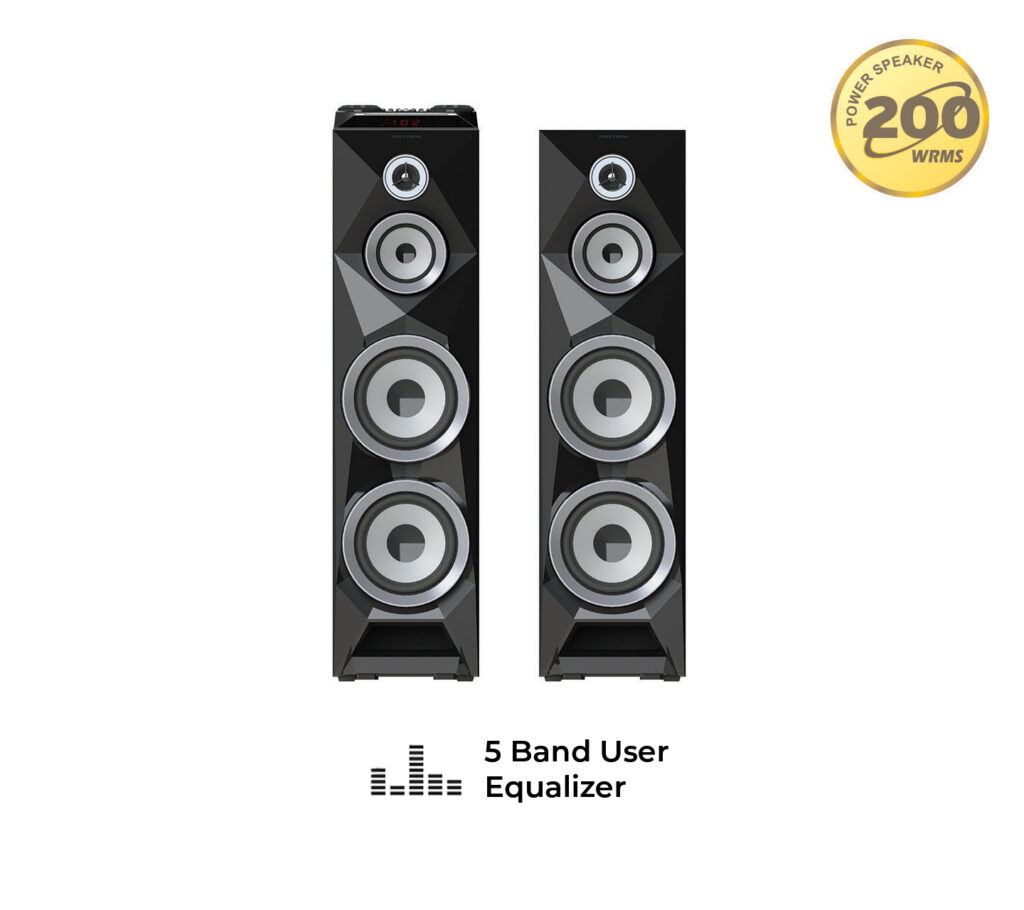 POLYTRON Bluetooth Speaker Aktif Dual Woofer PAS 10DF22 - Terbaik