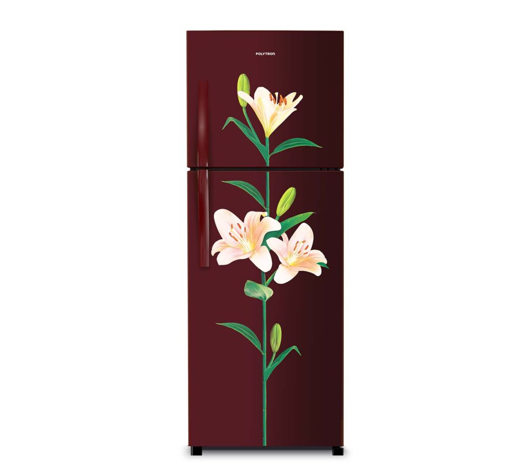POLYTRON Kulkas 2 Pintu Metallic 220 liter PRB 237PR - Polytron