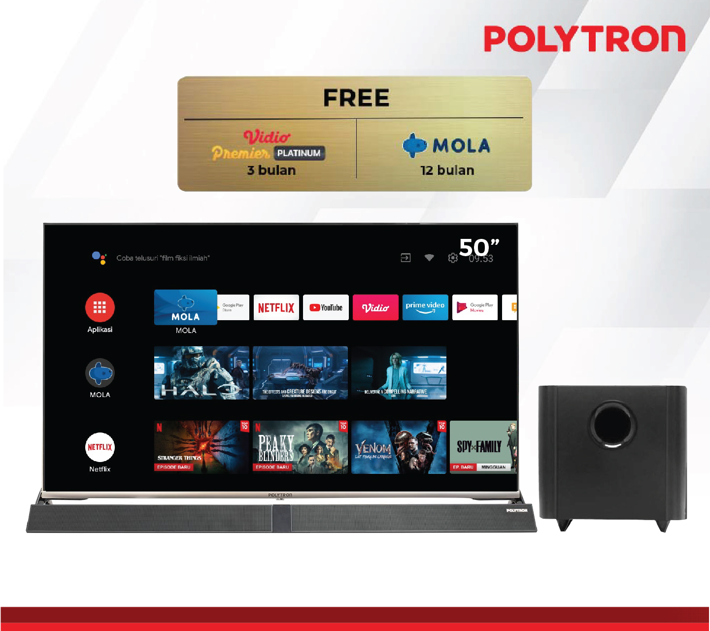 POLYTRON Dispenser Hydra Galon Bawah PWC 776 - Polytron