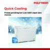 POLYTRON Chest Freezer 100 Liter PCF 118 - Polytron