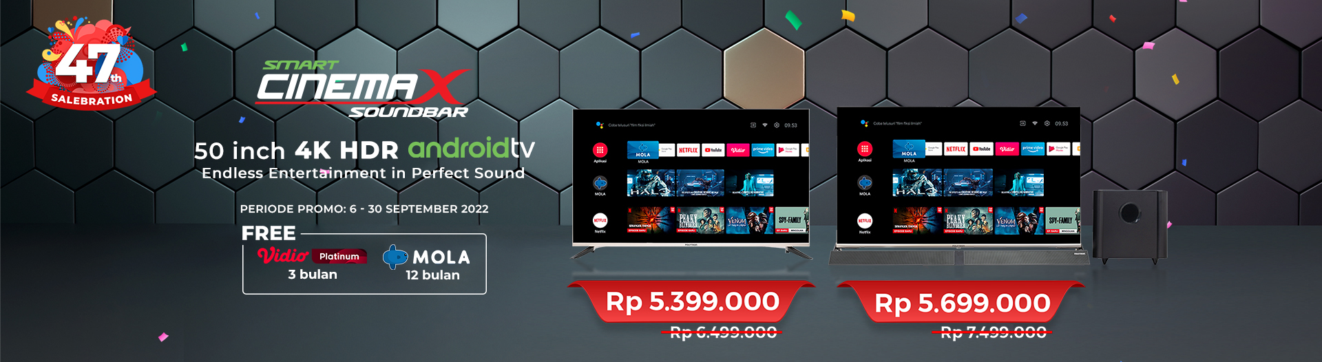 Bluetooth Speaker Aktif 8 Inch PAS 8FF22 | POLYTRON Double Woofer