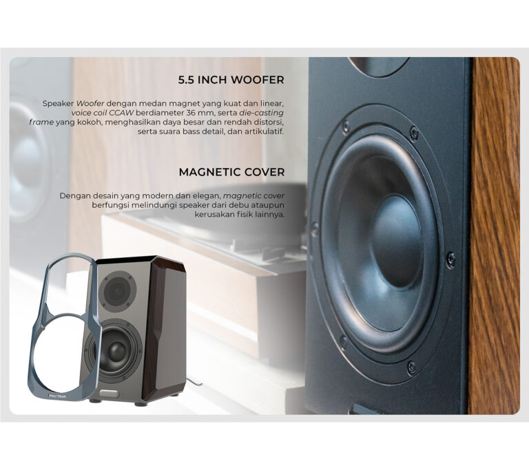 HiFi Speaker AUDIVO PHS 6A | Speaker Bluetooth | Speaker Aktif