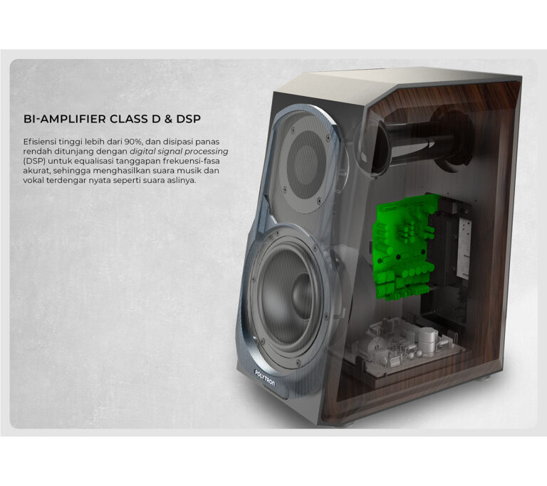 HiFi Speaker AUDIVO PHS 6A | Speaker Bluetooth | Speaker Aktif