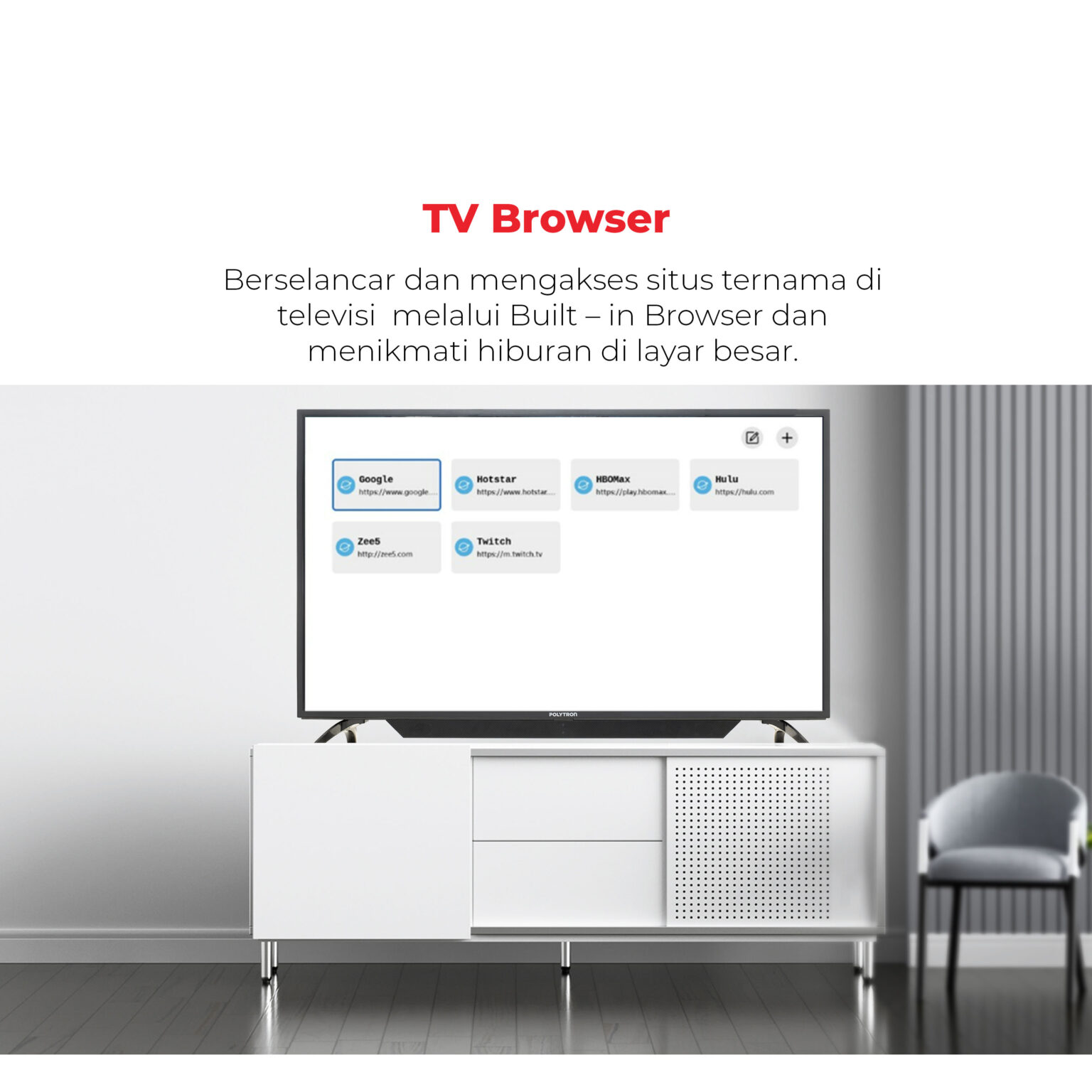 Smart TV Lite PLD 24CV1869 | Harga Smart Digital TV 24 Inci