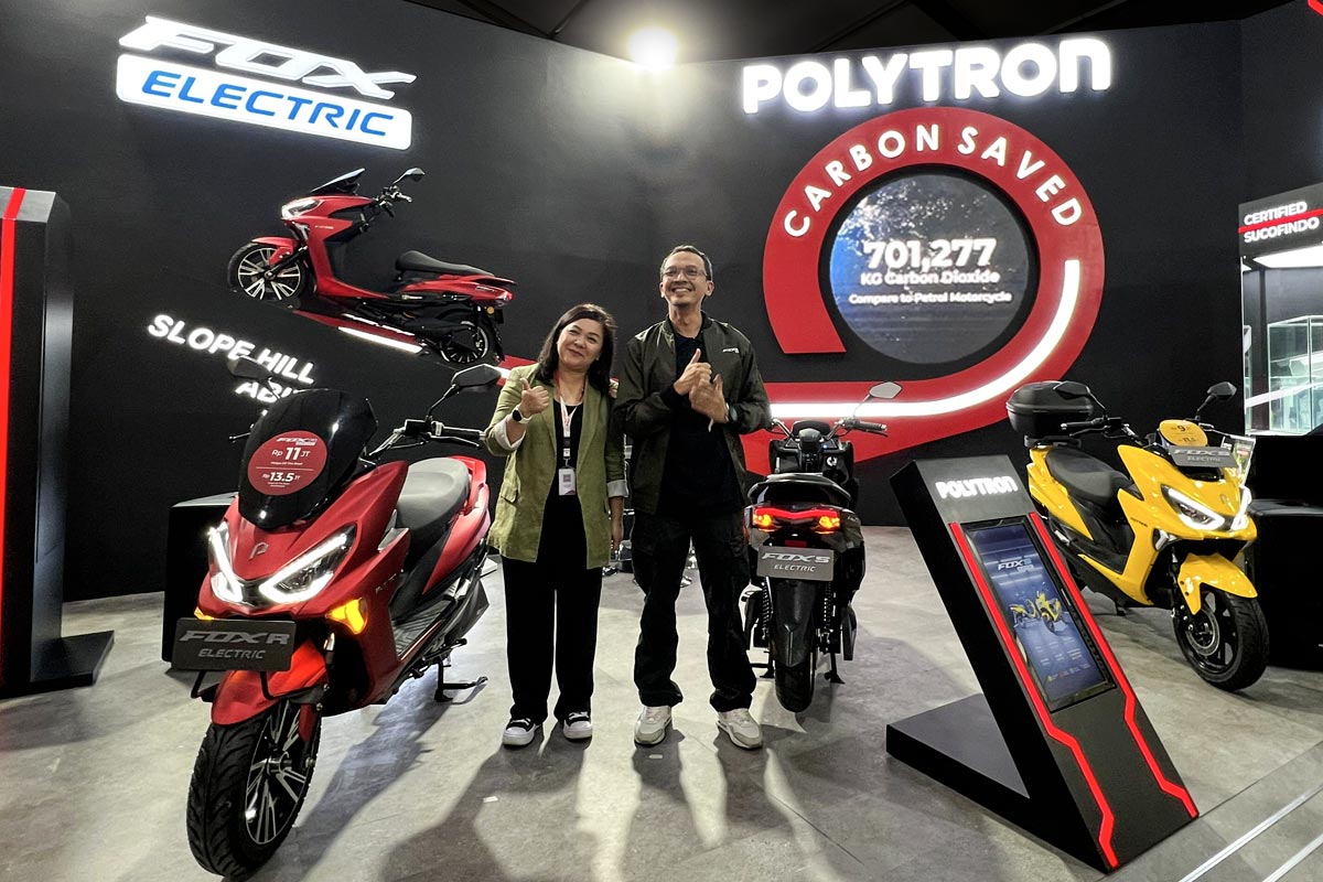 POLYTRON Tampilkan Motor Listrik Fox Electric di GIIAS 2024 dengan Fokus Pengurangan Karbon ...